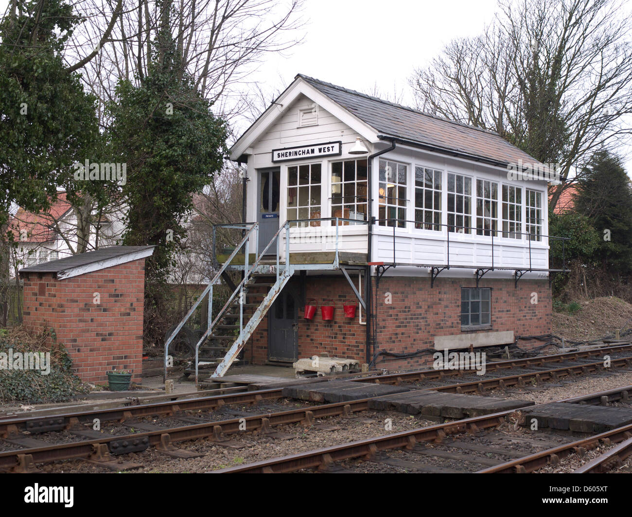 Sheringham West signal box, North Norfolk Railway Spring Gala 2011 ...