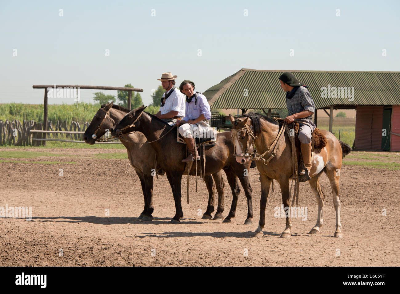 Argentina, Buenos Aires, Estancia Santa Susana. Traditional Argentine ...