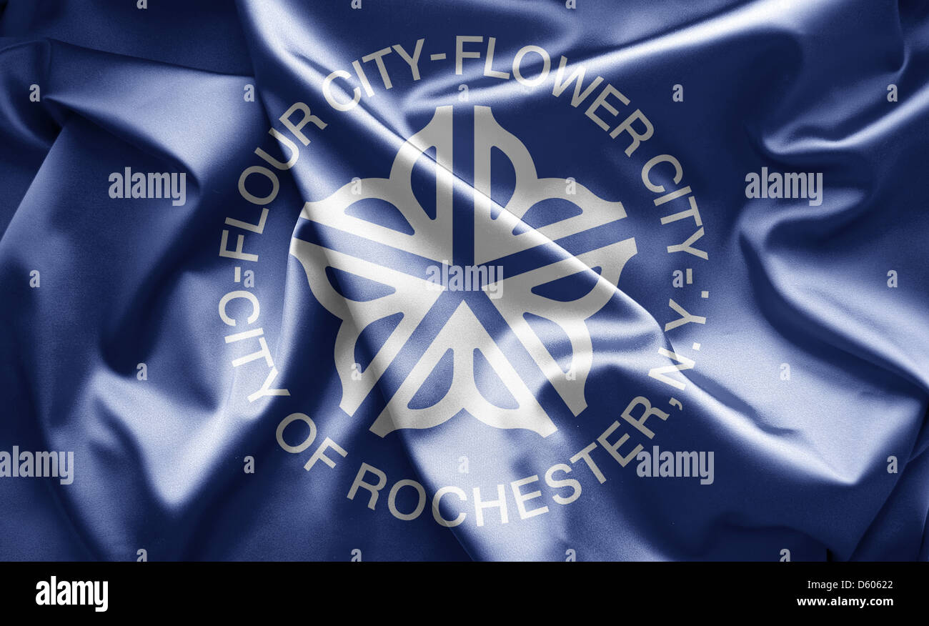 Flag of Rochester, New York Stock Photo - Alamy