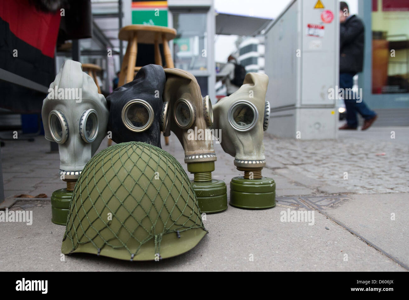 Helmets and gas masks hi-res stock photography and images - Alamy