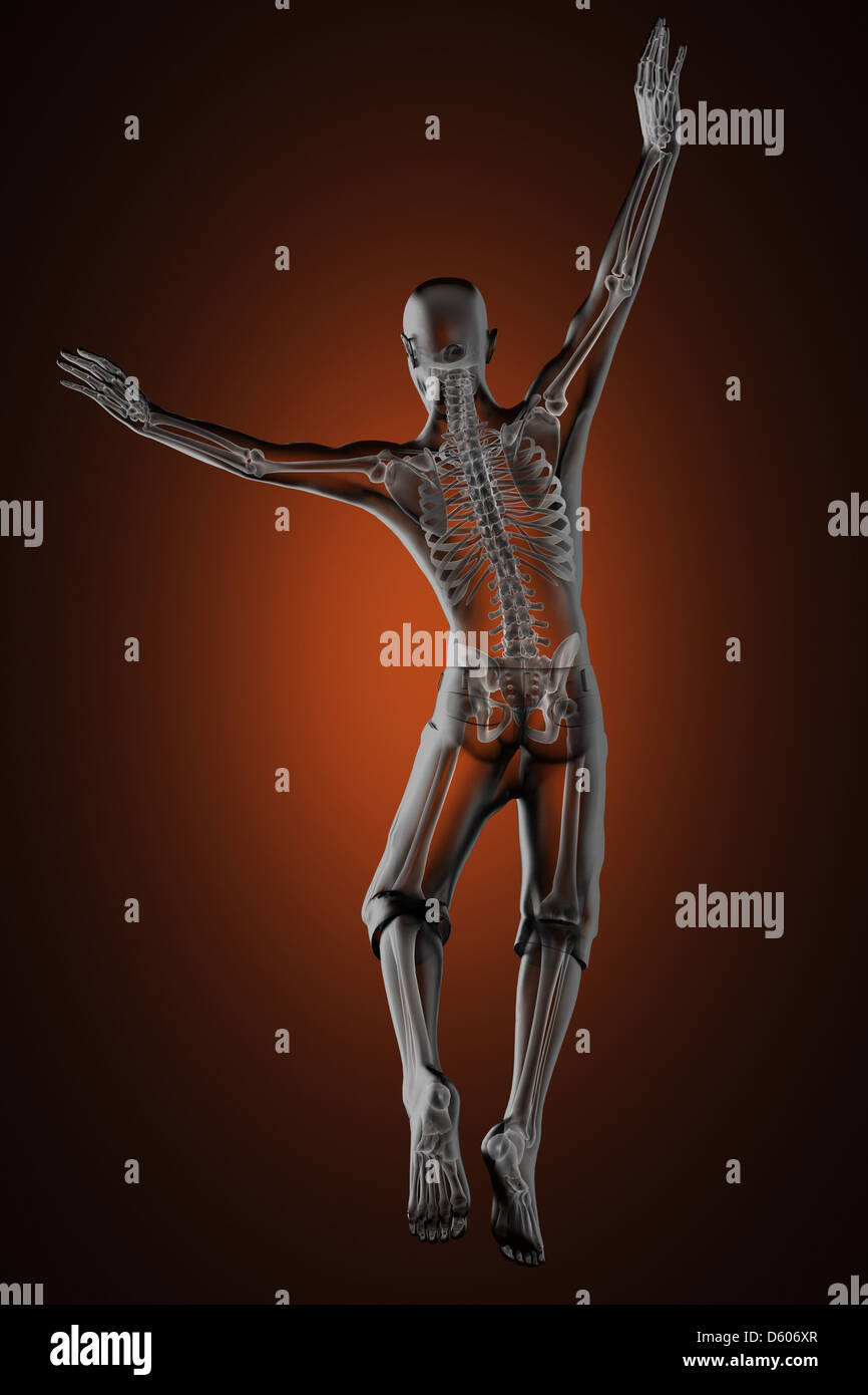 jump man radiography Stock Photo - Alamy