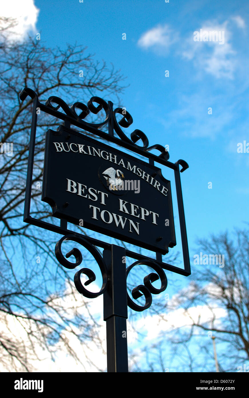 Olney Sign Buckinghamshire UK Stock Photo - Alamy