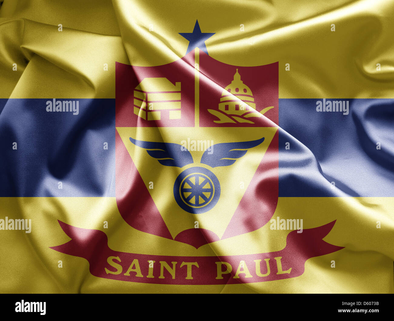 Flag of St. Paul, Minnesota Stock Photo - Alamy