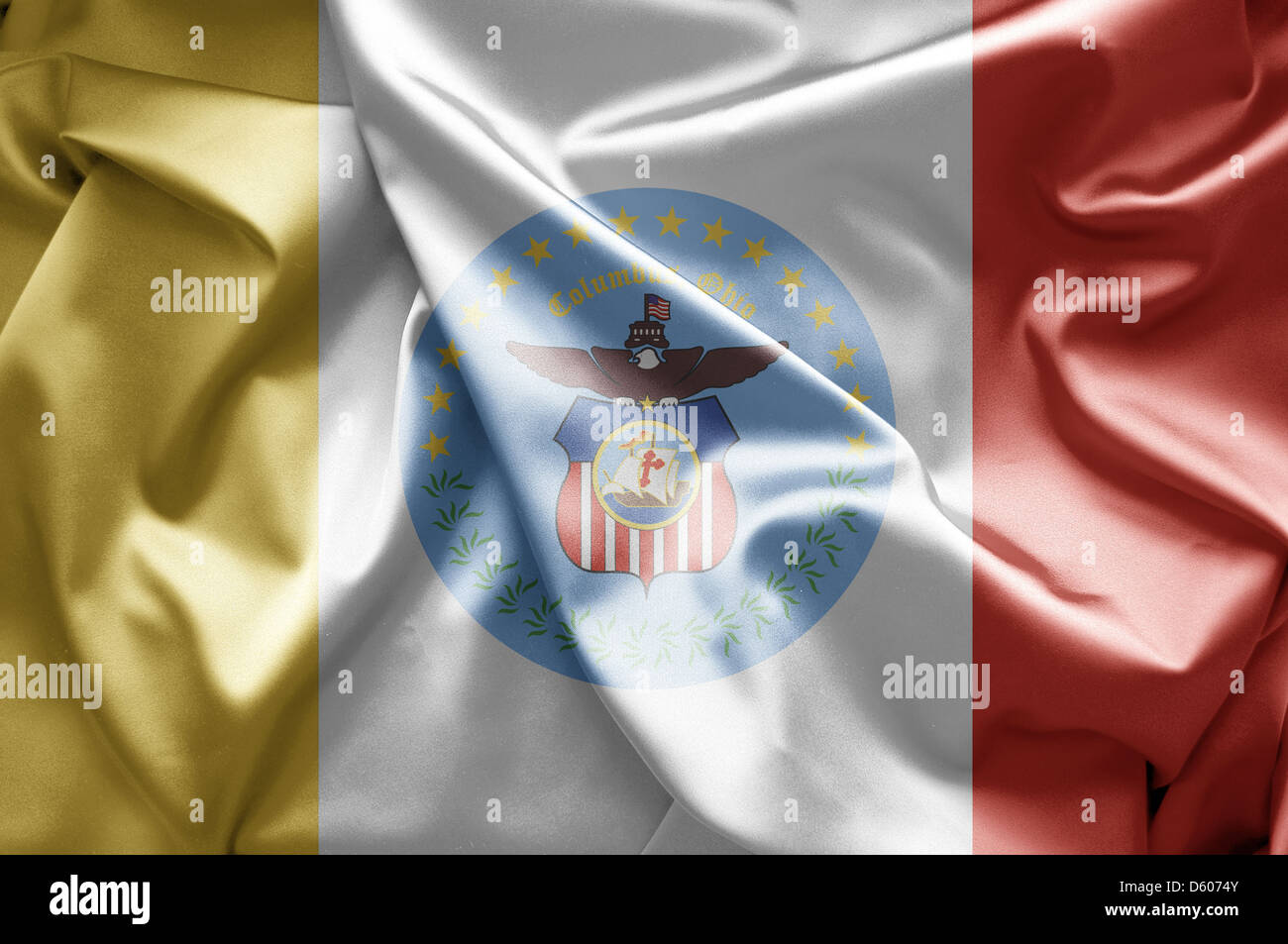 Flag of Columbus, USA Stock Photo - Alamy