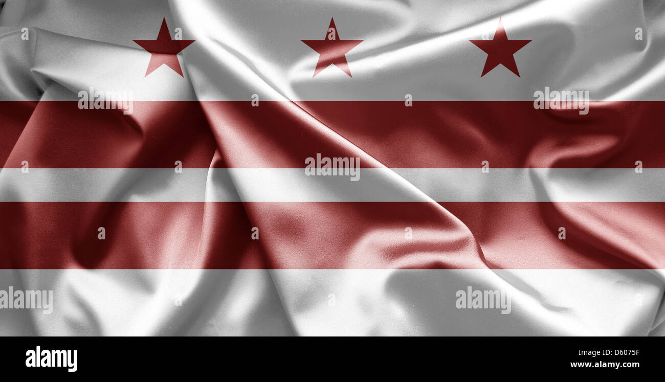 Flag of Washington, D.C Stock Photo - Alamy
