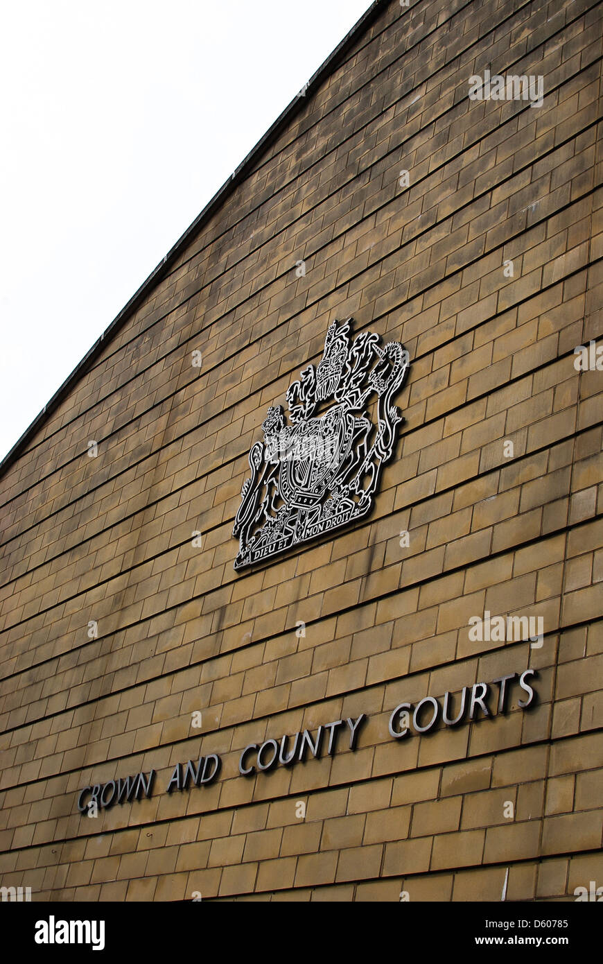 Northampton Crown County court jail Stock Photo - Alamy