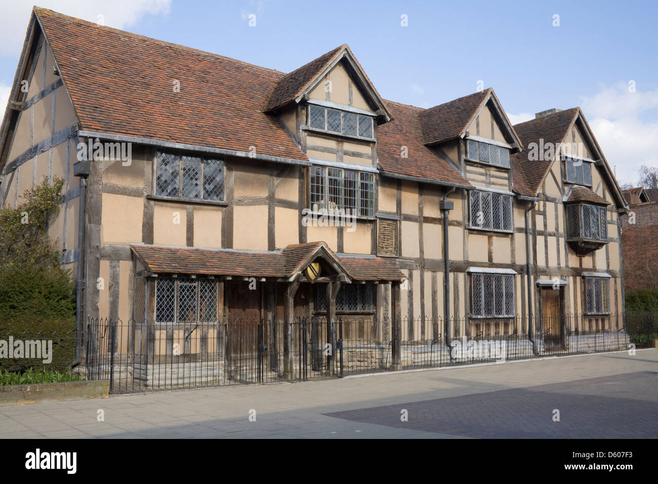 Stratford on Avon Warwickshire England Henley Street Shakespeare’s ...