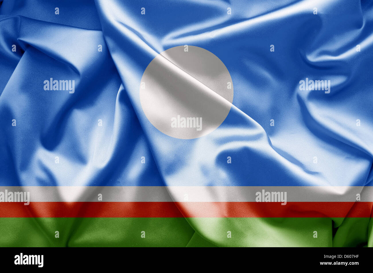 Flag of Sakha (Russia Stock Photo - Alamy