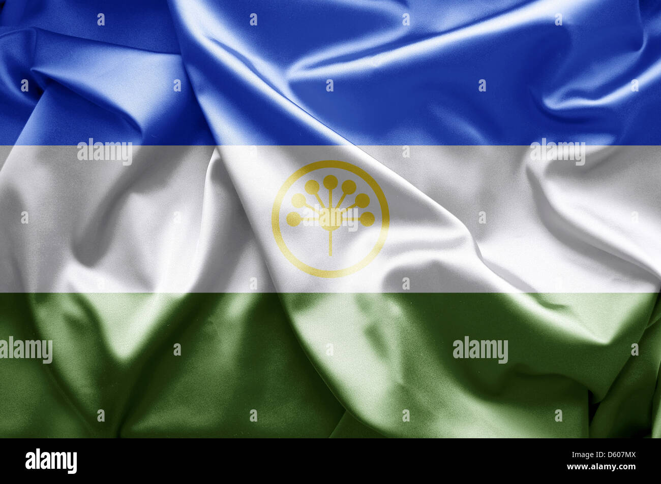 Flag of Bashkortostan (Russia Stock Photo - Alamy