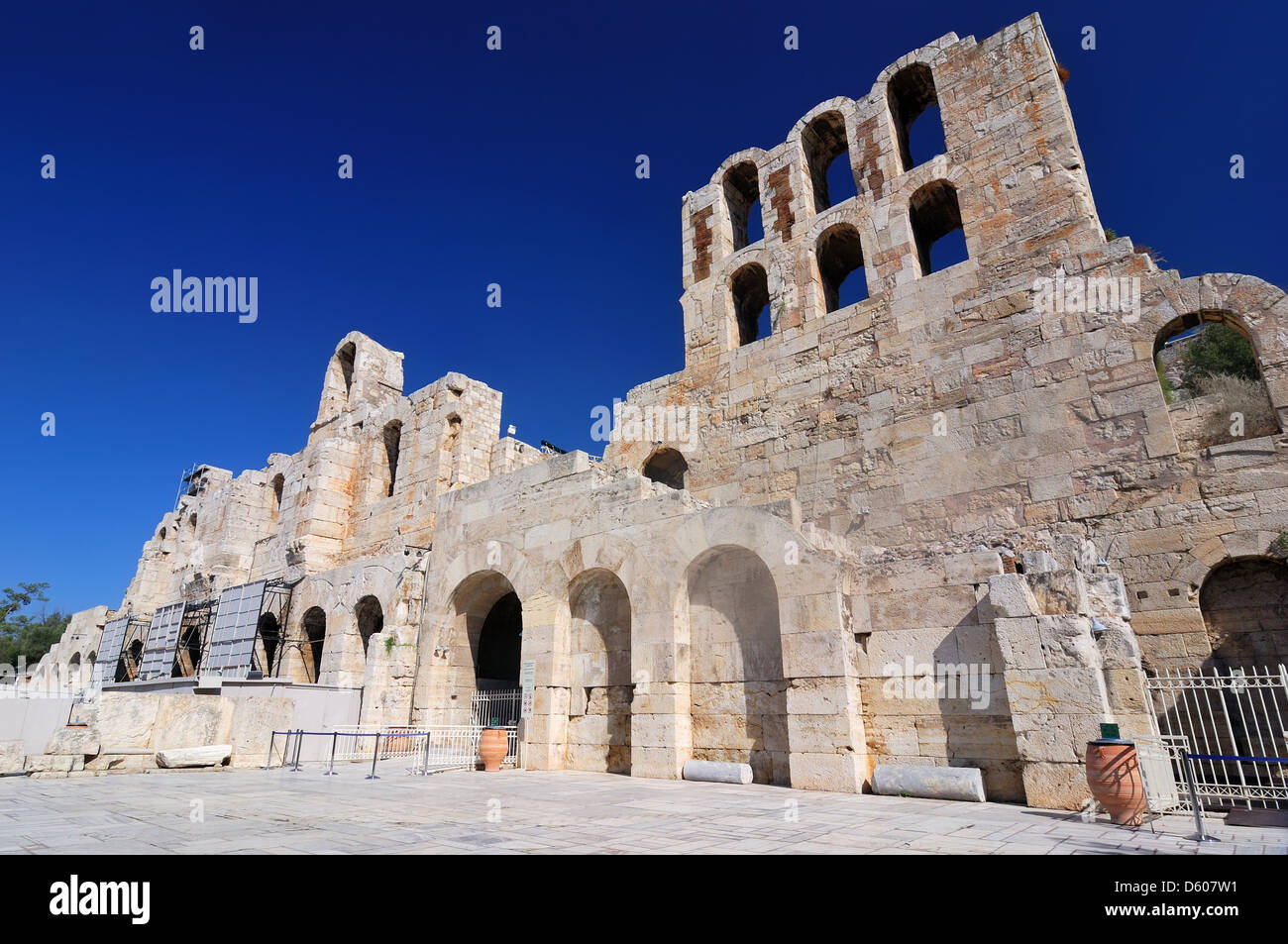 The Odeon of Herodes Atticus is a stone theatre structure located on ...