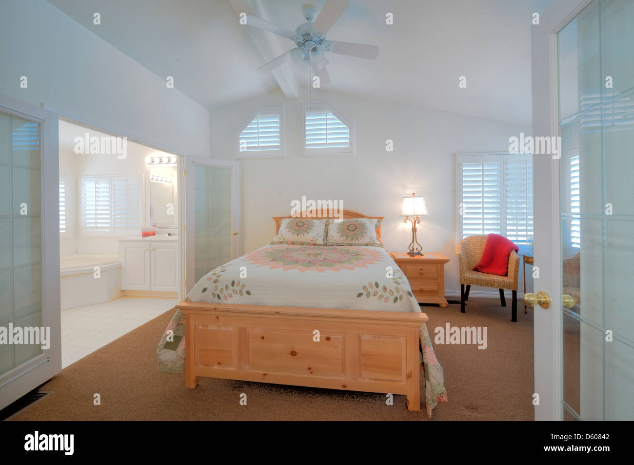Interior of Bedroom Stock Photo - Alamy