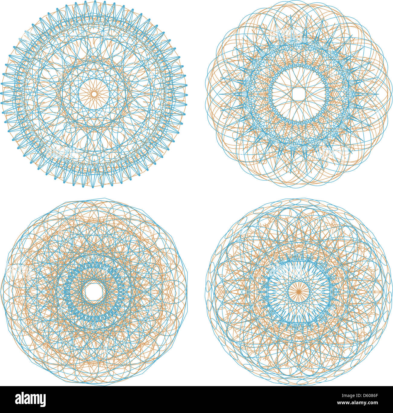 Mandala icon set Cut Out Stock Images & Pictures - Alamy