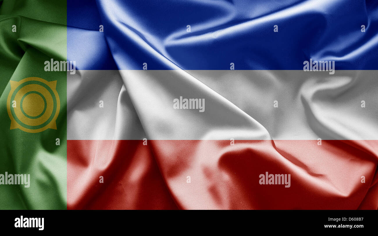 Flag of Khakassia (Russia Stock Photo - Alamy