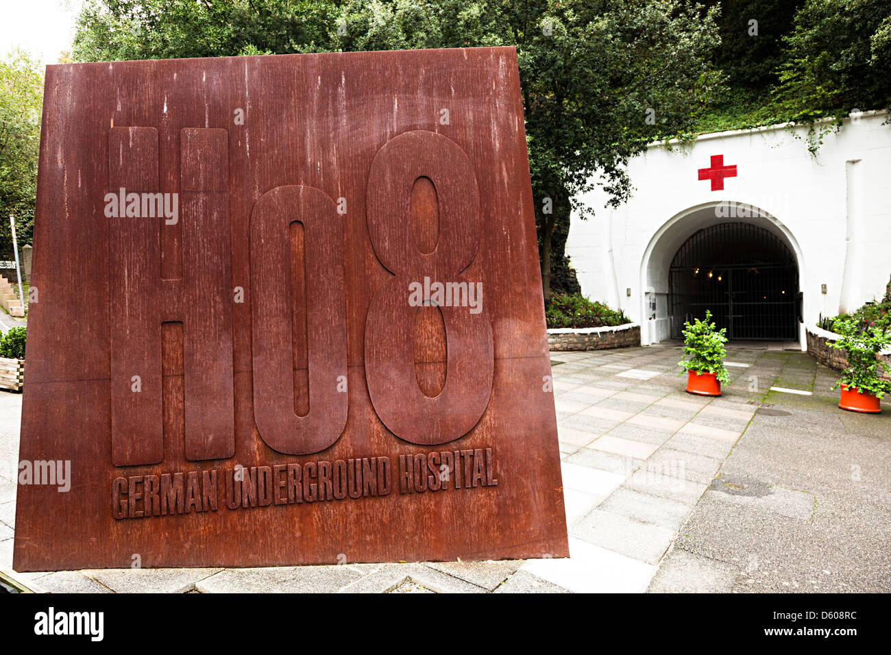 Entrance to Ho8, German War Tunnels, Jersey, Channel Islands, UK Stock ...
