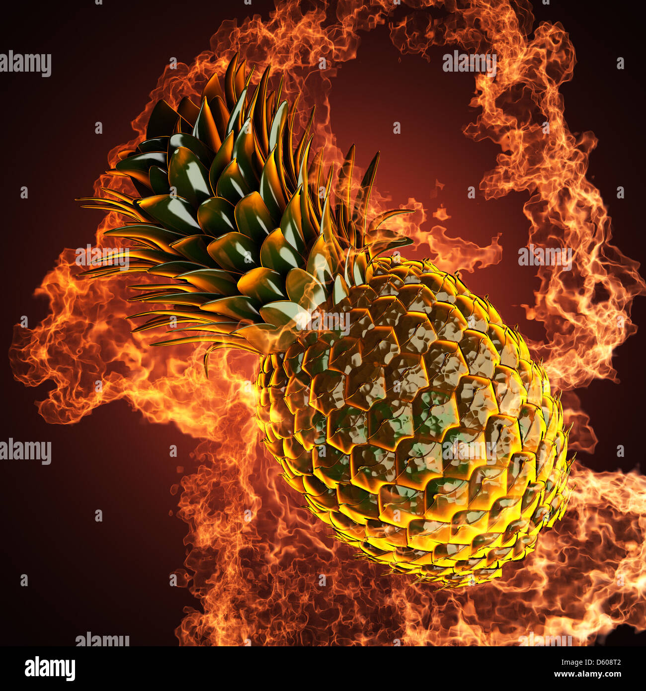 Flame pineapple hi-res stock photography and images - Alamy