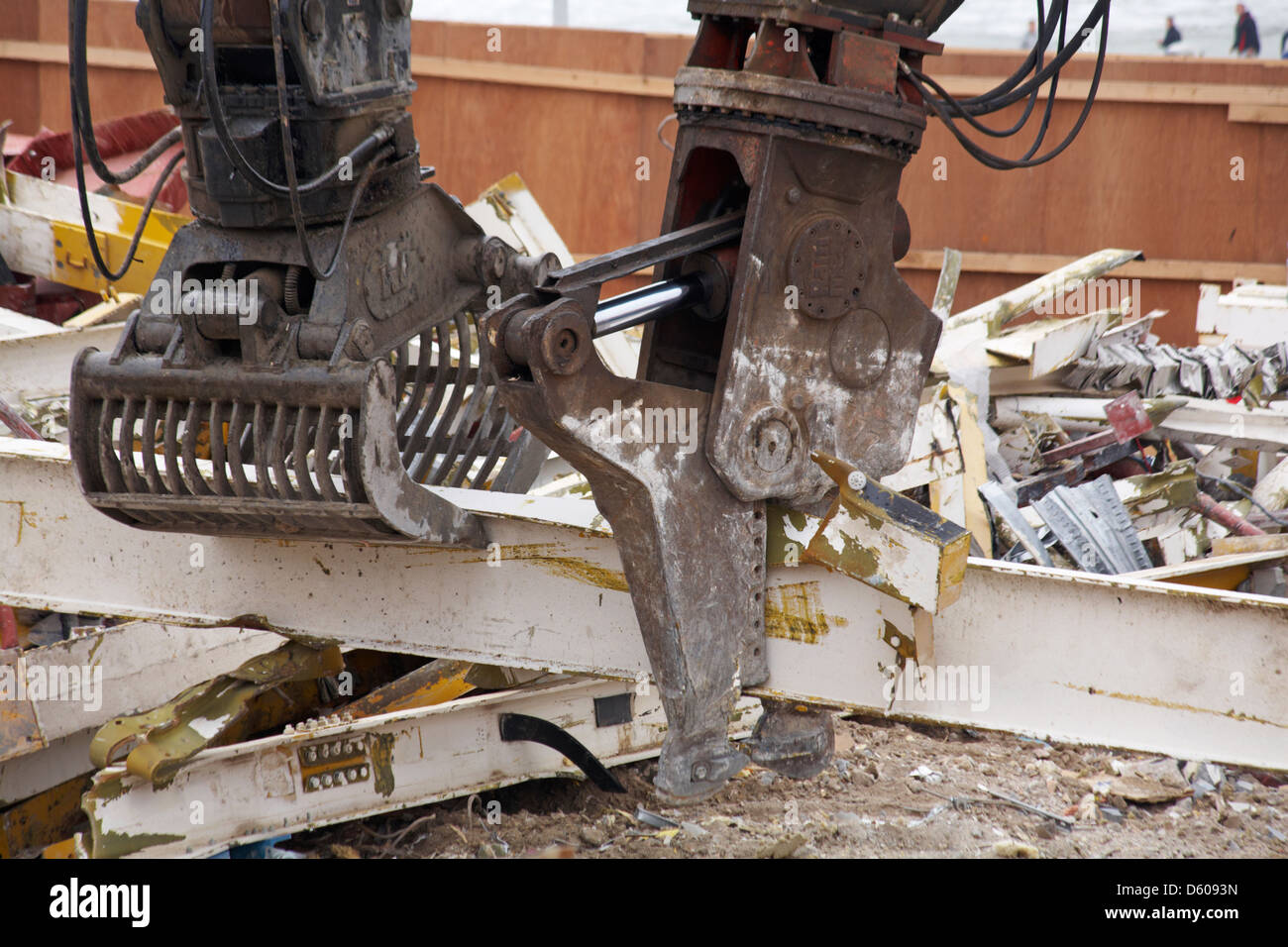 final stages of the demolition of the Imax complex building on ...
