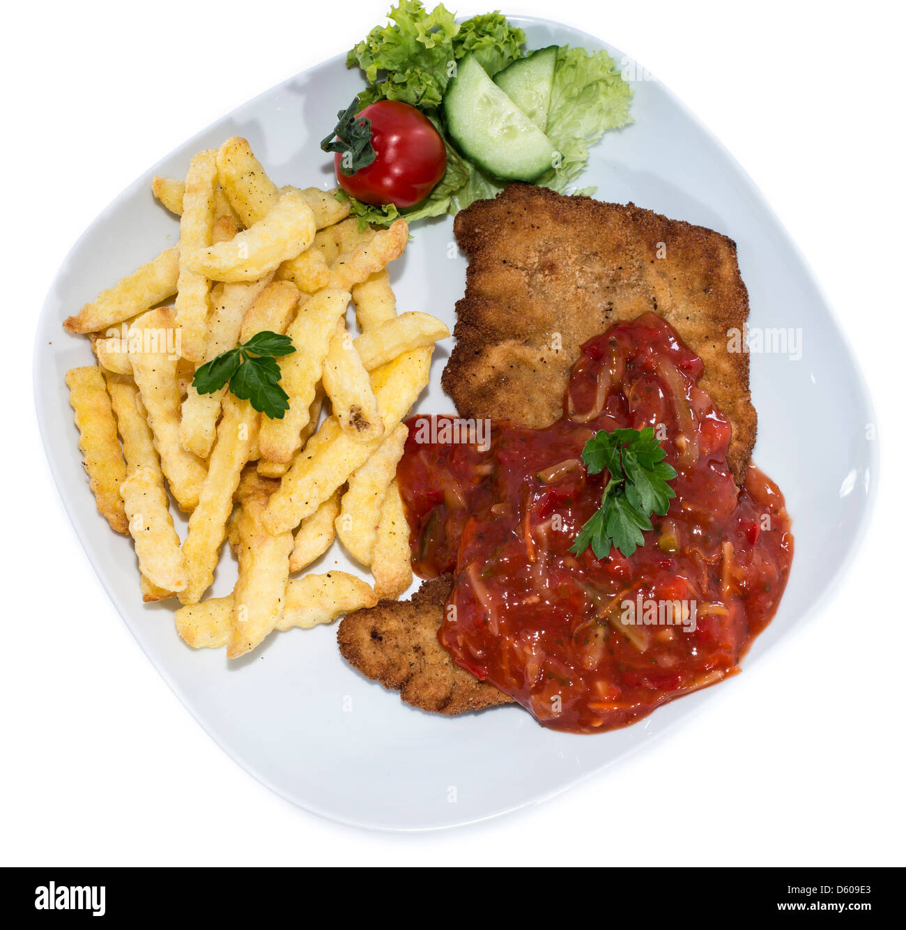 Schnitzel isolated hi-res stock photography and images - Alamy