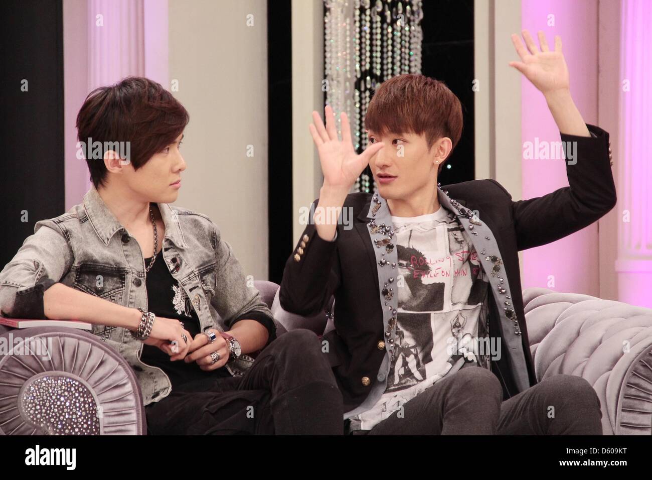 Zhou Mi, member of Super Junior M, attended SS Night Show with his ...