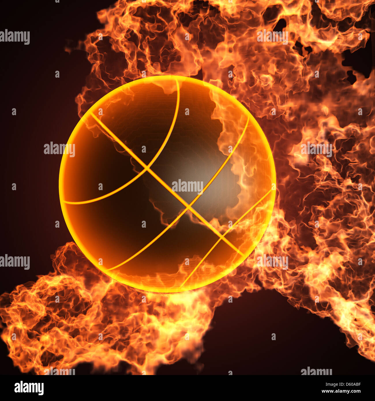 Burning basketball hoop hi-res stock photography and images - Alamy