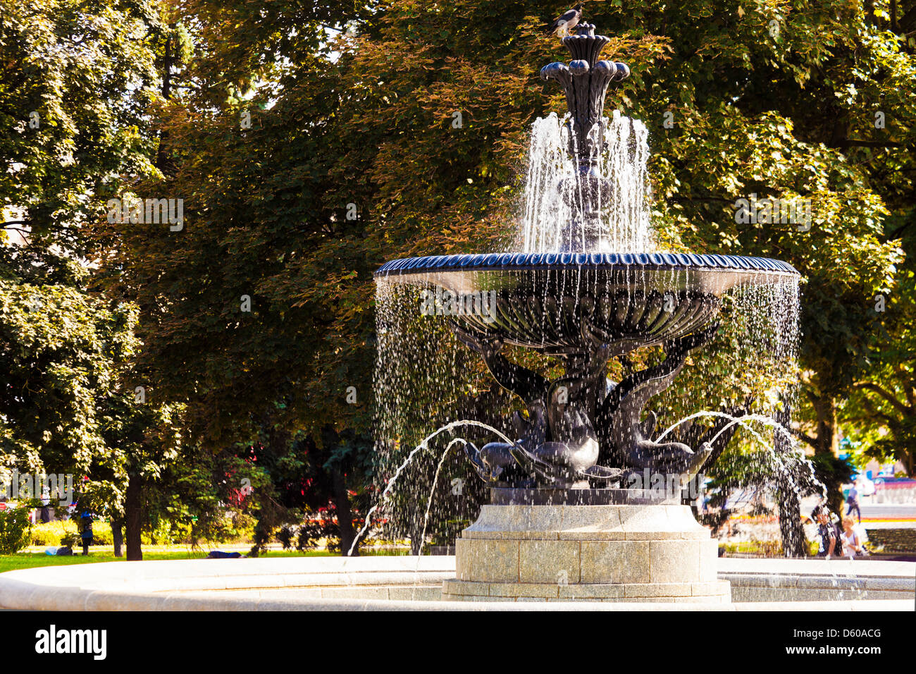 Fountain water streams hi-res stock photography and images - Alamy