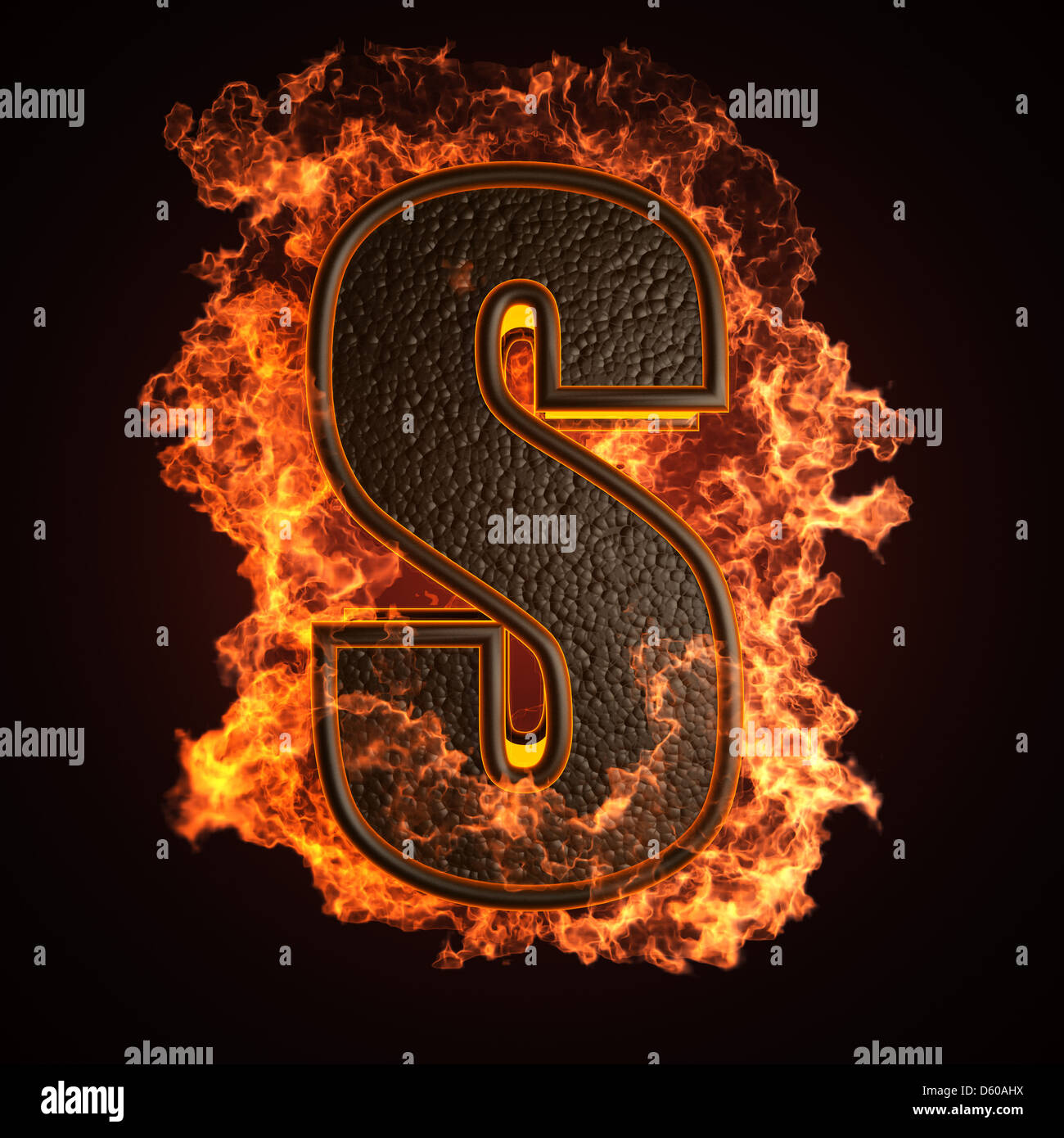 Burning font hi-res stock photography and images - Alamy