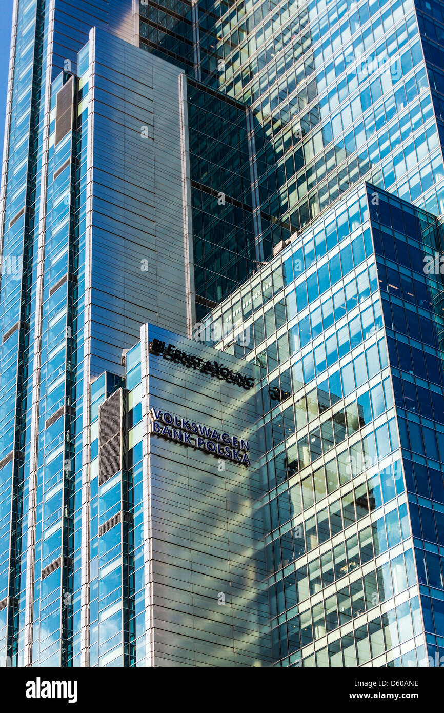 Commercial design modern high rise building office office hi-res stock ...