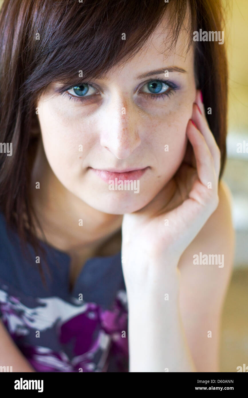 portrait of a beautiful girl Stock Photo - Alamy