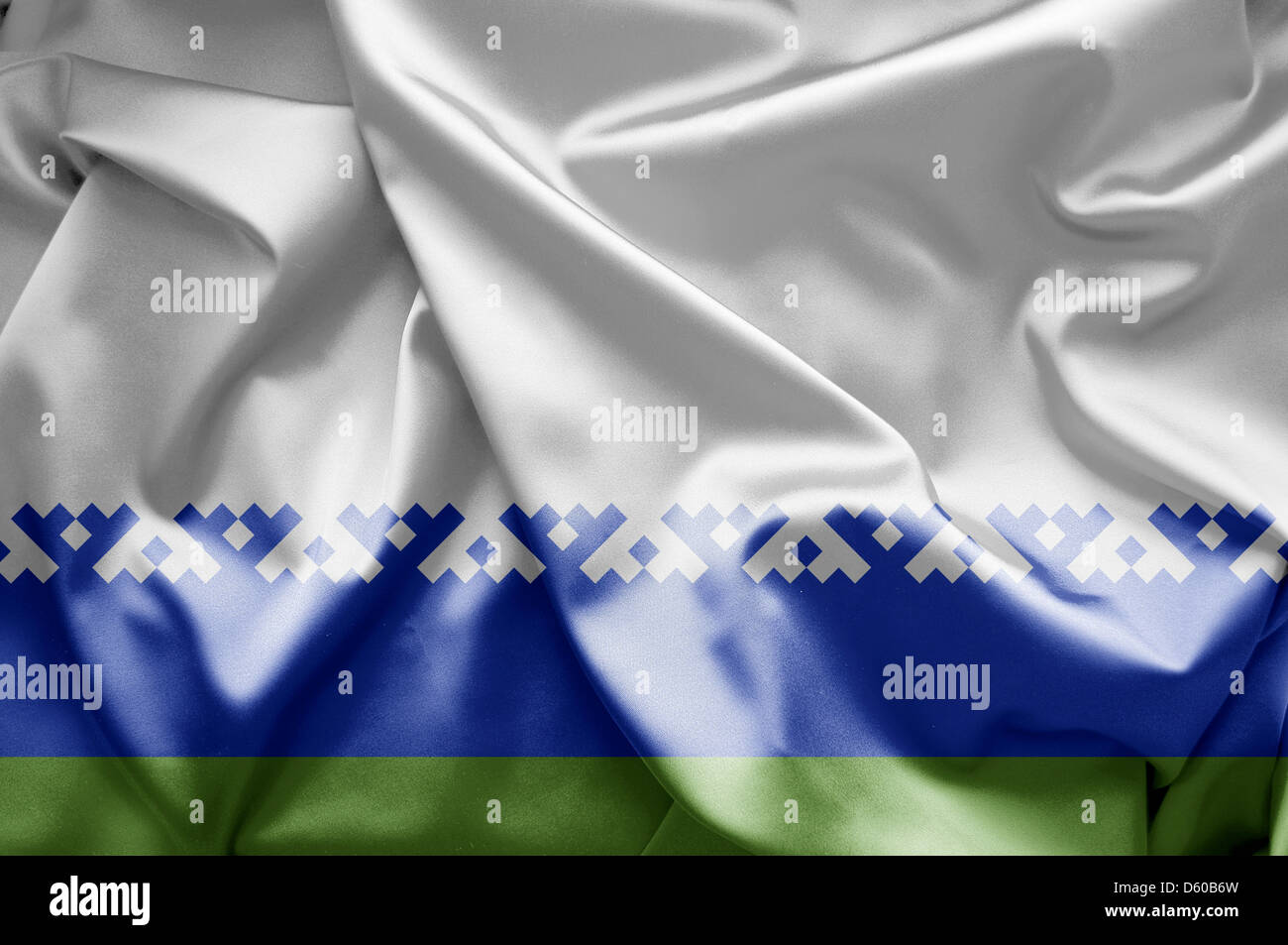 Flag of Nenets (Russia Stock Photo - Alamy
