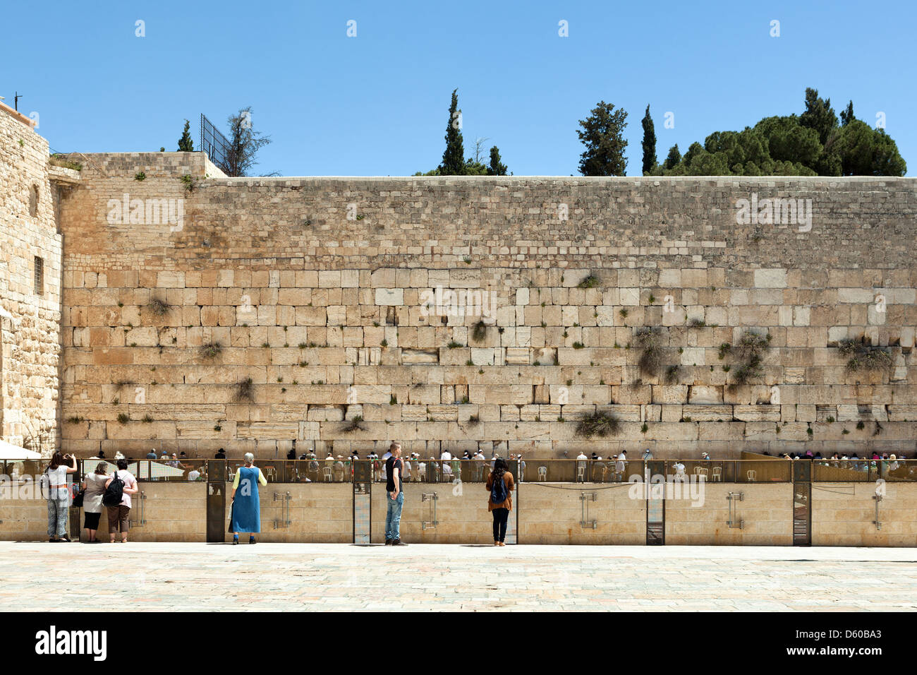 The Jerusalem wailing wall Stock Photo - Alamy