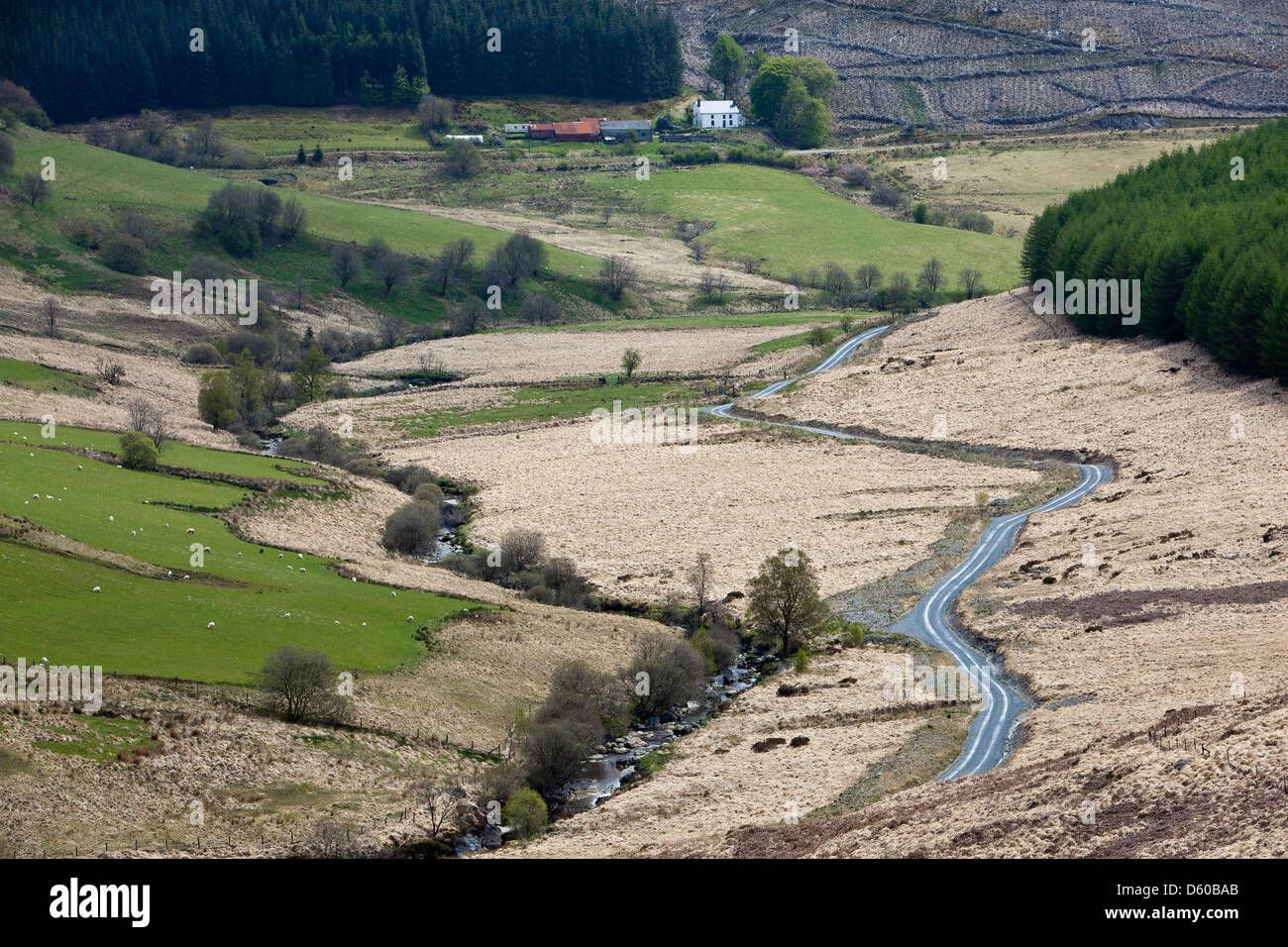 Tywi valley road hi-res stock photography and images - Alamy
