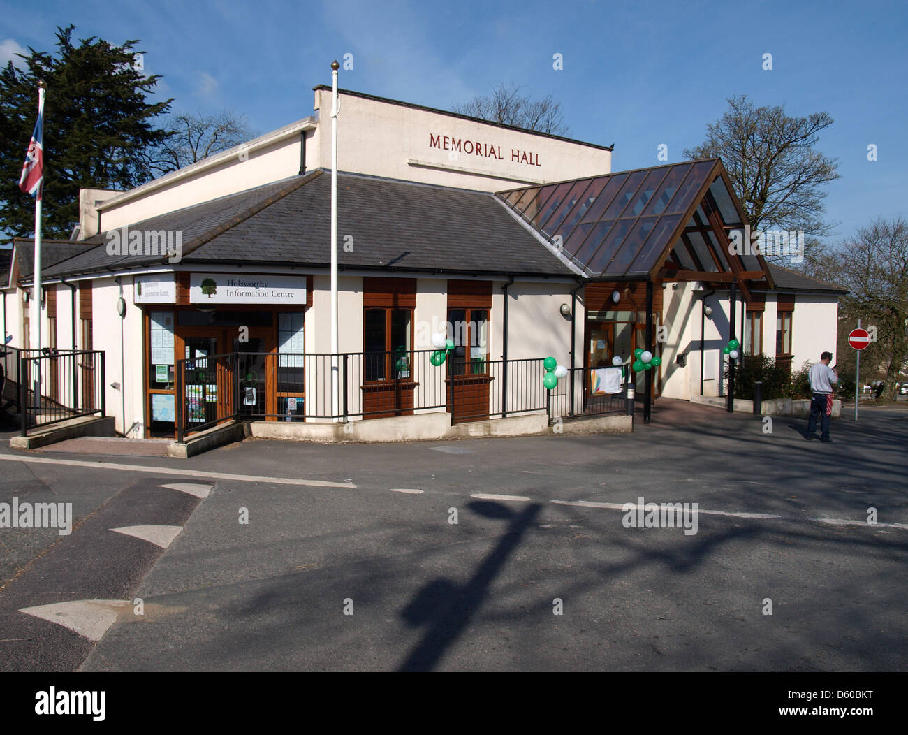 Holsworthy Memorial Hall and Information Centre, Devon, UK 2013 Stock ...