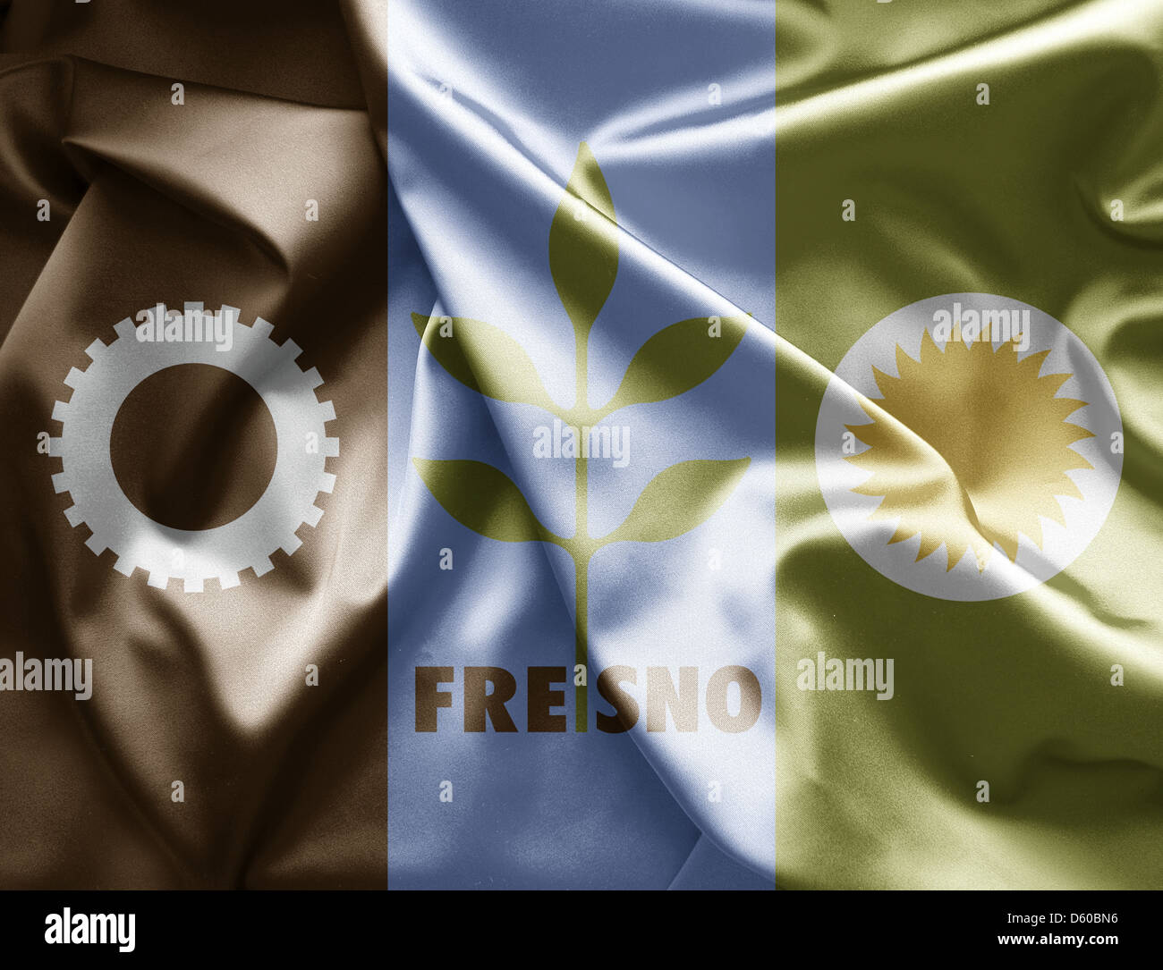 Flag of Fresno, California Stock Photo - Alamy
