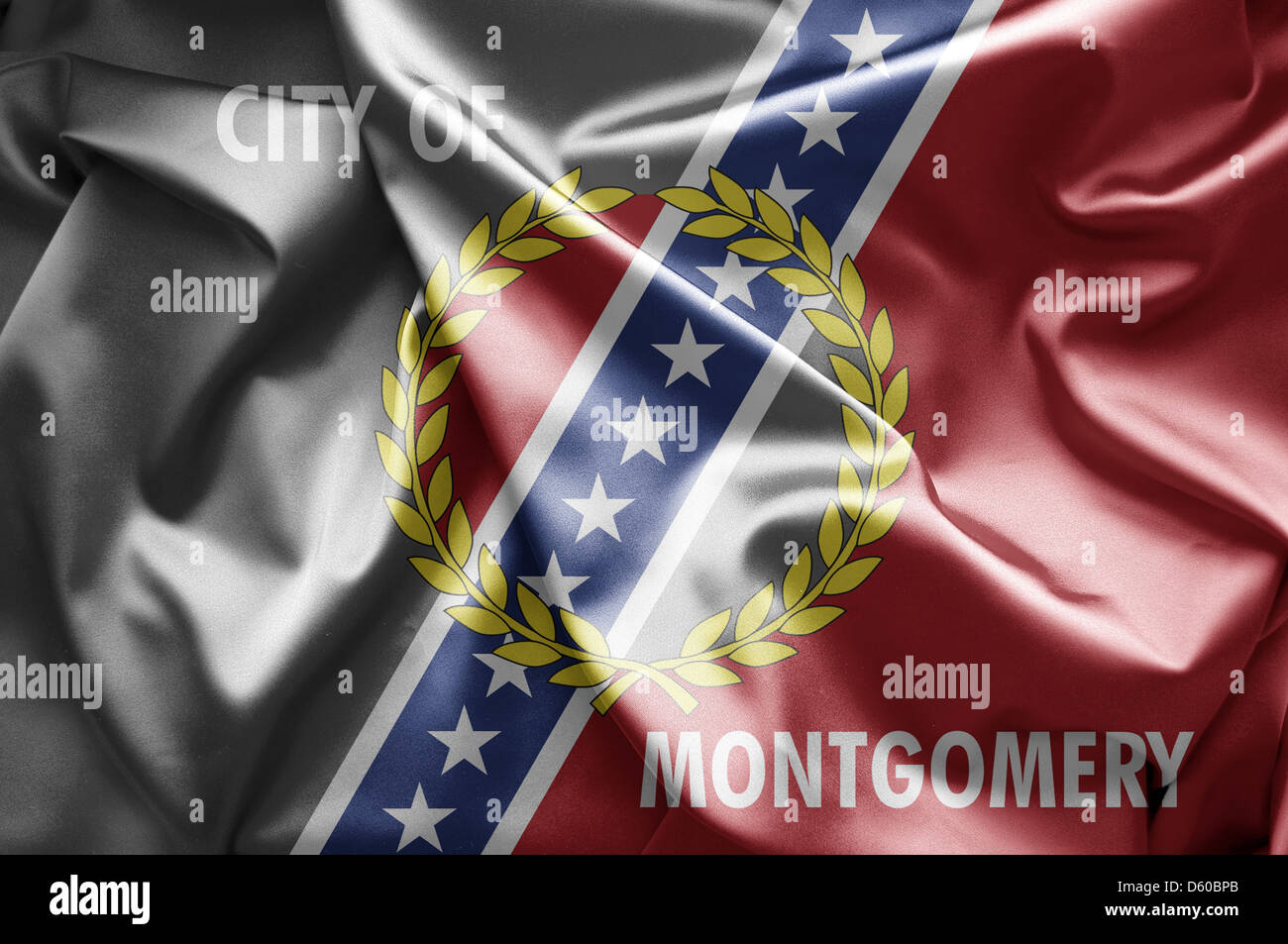 Flag of Montgomery, Alabama Stock Photo - Alamy