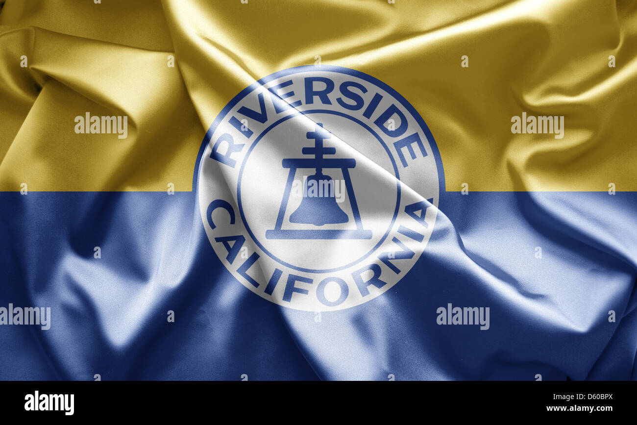 Flag of Riverside, California Stock Photo - Alamy