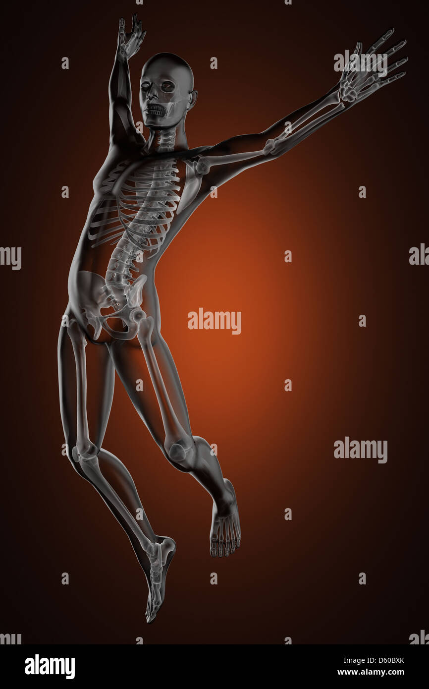 jump man radiography Stock Photo - Alamy