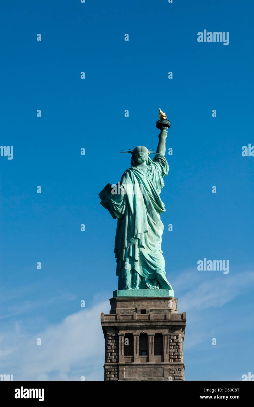 Backside of the Statue of Liberty, Liberty Island, New York City, New ...