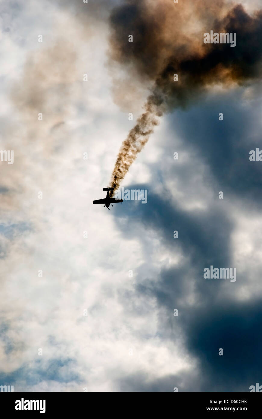 Smoking plane hi-res stock photography and images - Alamy