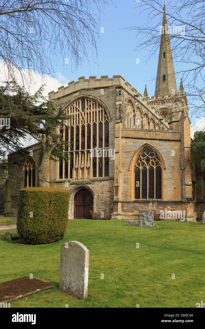 Holy Trinity Church where William Shakespeare is buried in Stratford ...