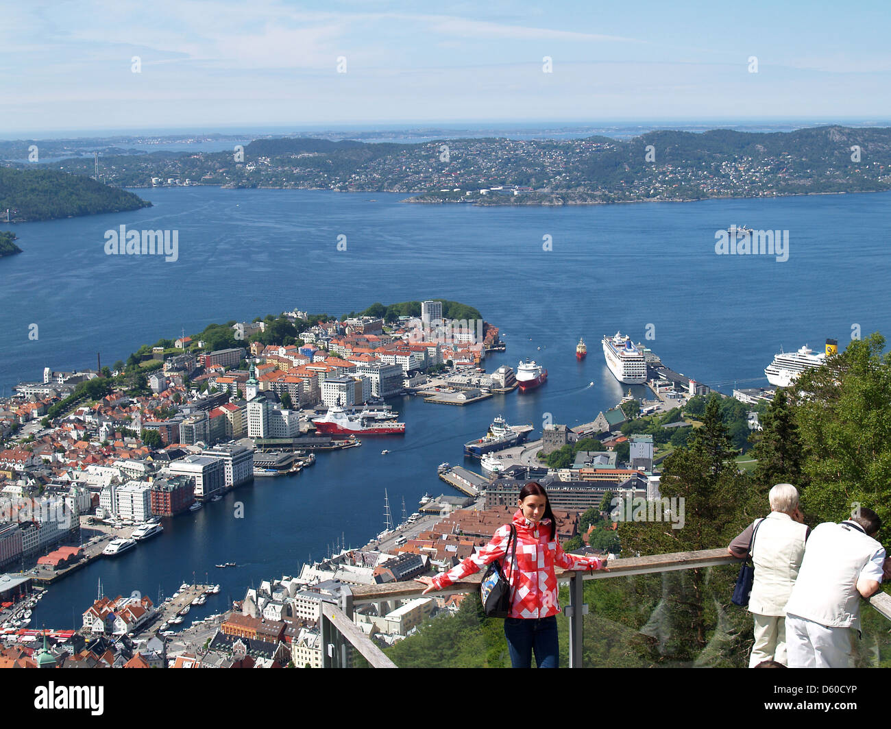 Floibanen funicular railway bergen hi-res stock photography and images ...