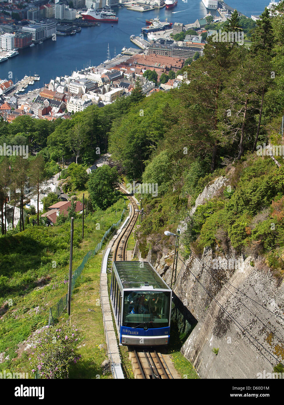 Bergen funicular railway hi-res stock photography and images - Alamy