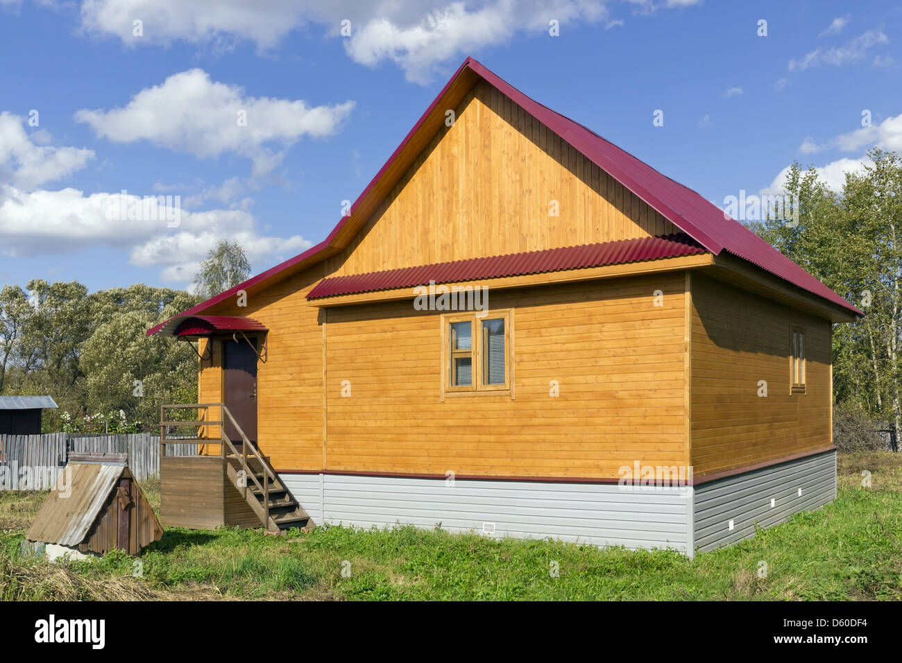 Rural rustic wooden house Stock Photo - Alamy