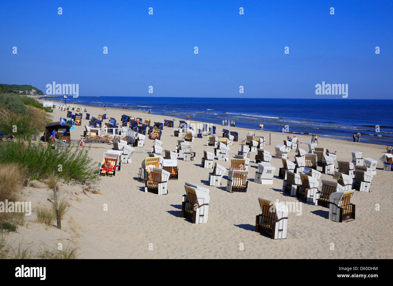 Heringsdorf beach, Usedom Island, Mecklenburg Western Pomerania ...