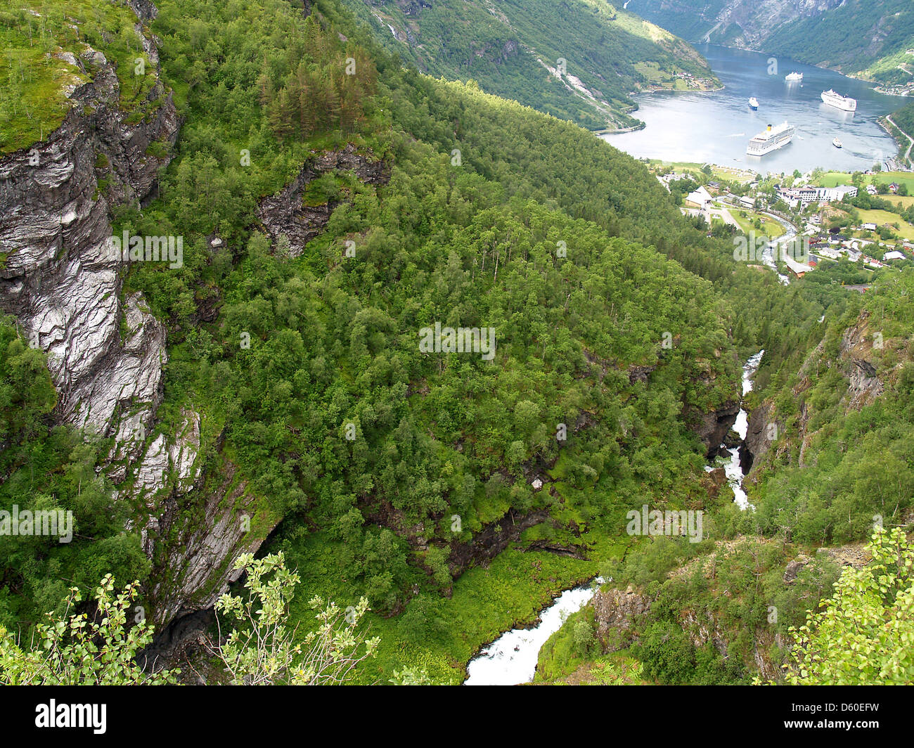 Norway the geiranger fjord hi-res stock photography and images - Alamy