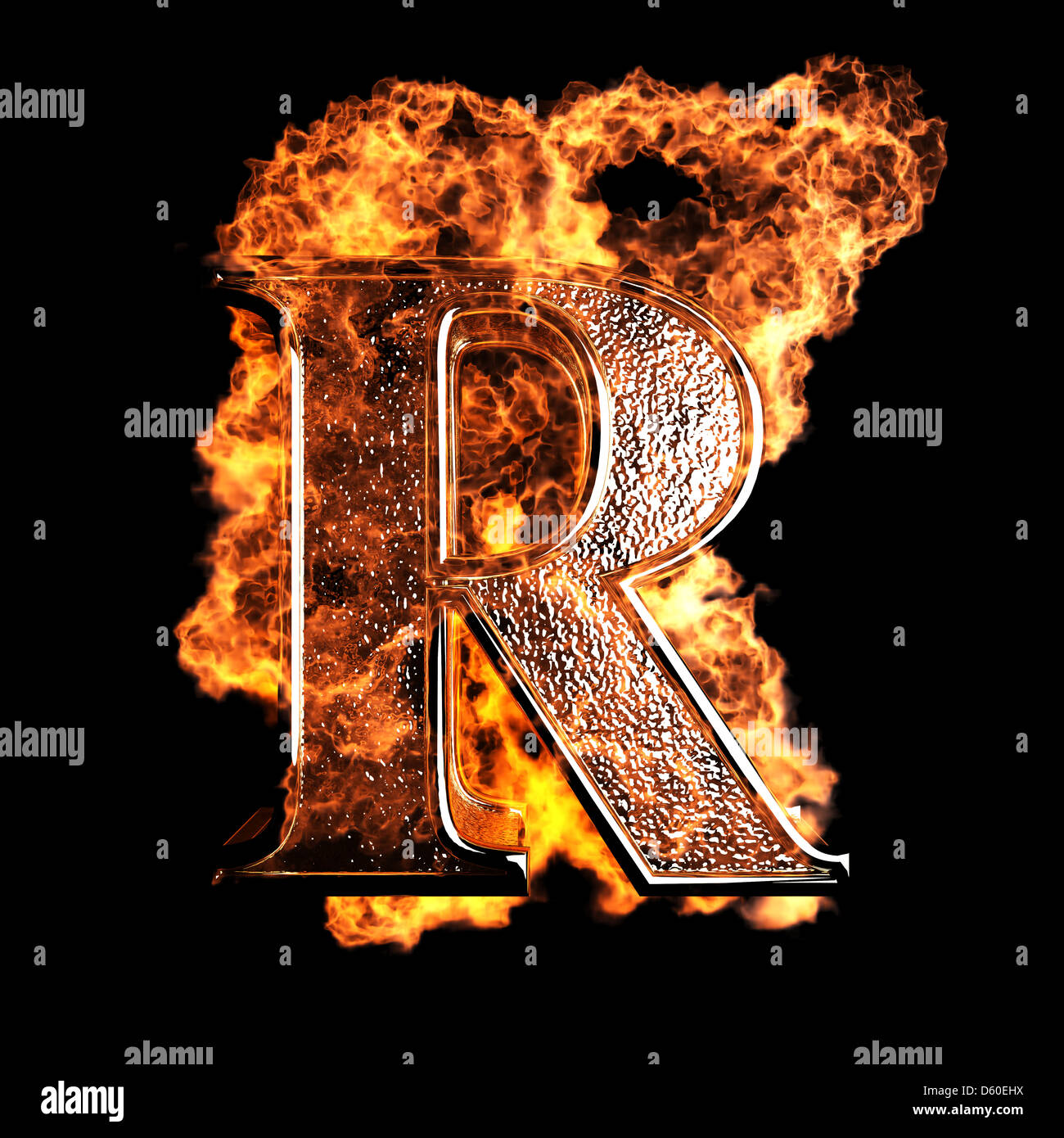 Letter burn hi-res stock photography and images - Alamy