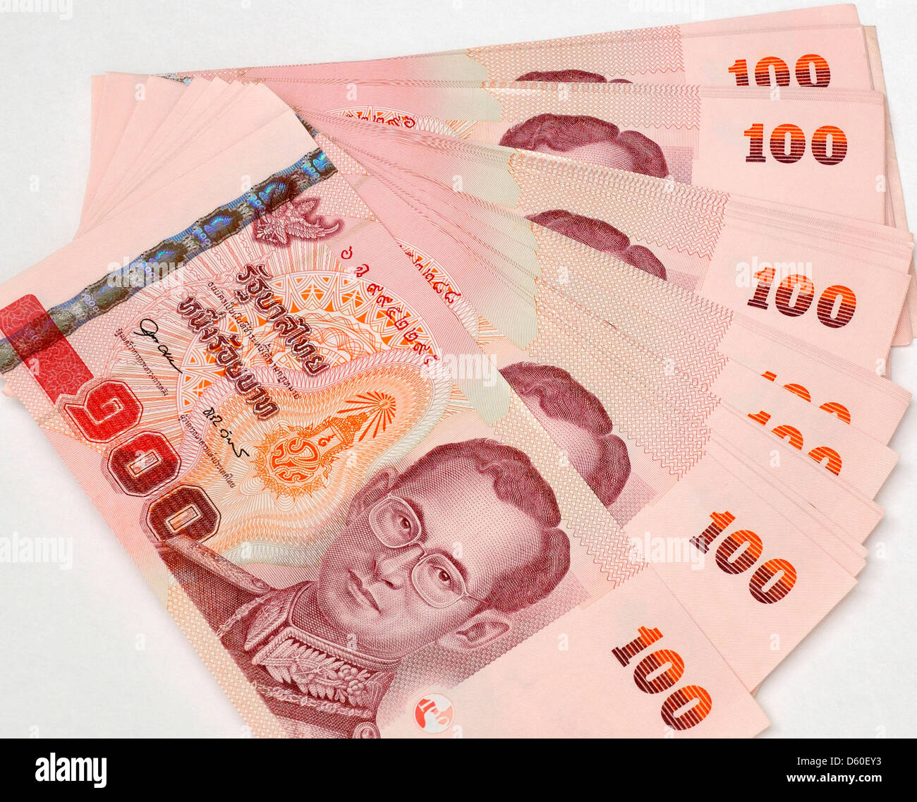 100 thai baht banknotes hi-res stock photography and images - Alamy