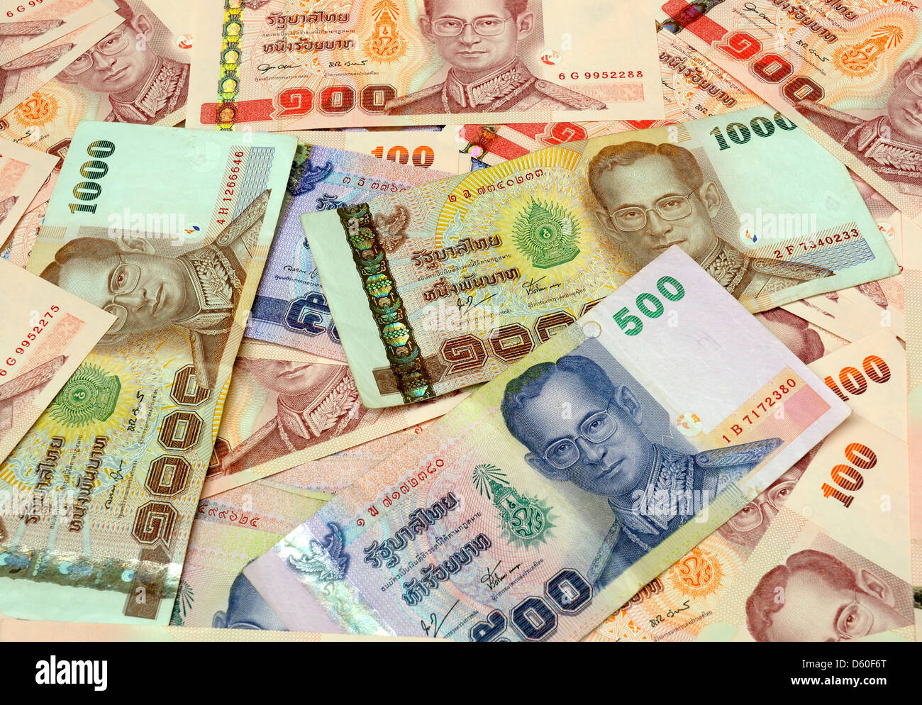 Thailand Baht Bank Notes Stock Photo - Alamy
