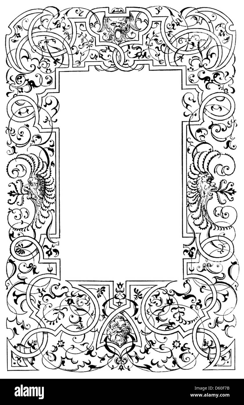 This image likely features a design or artistic work labeled as 'Border ...