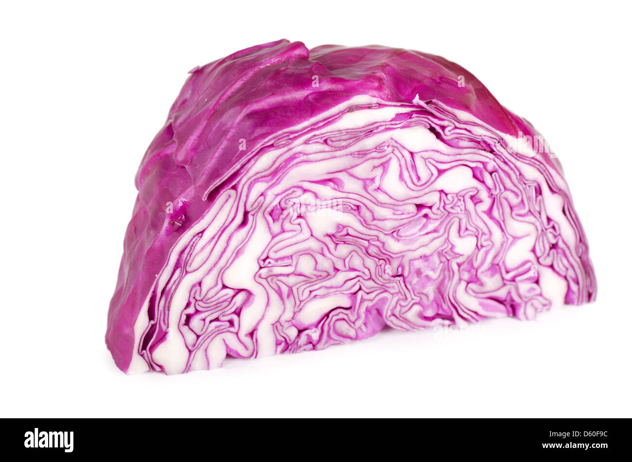 The red cabbage isolated Stock Photo - Alamy