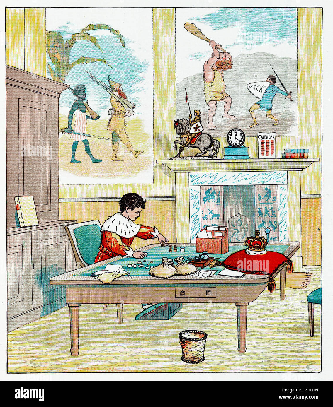 This image, part of the Randolph Caldecott collection, shows a page ...