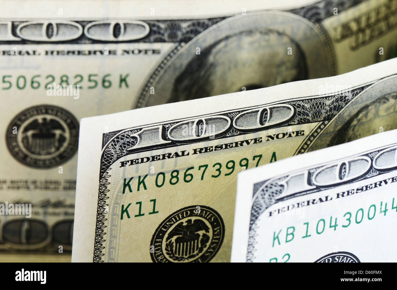 Dollar banknotes, business money background Stock Photo - Alamy